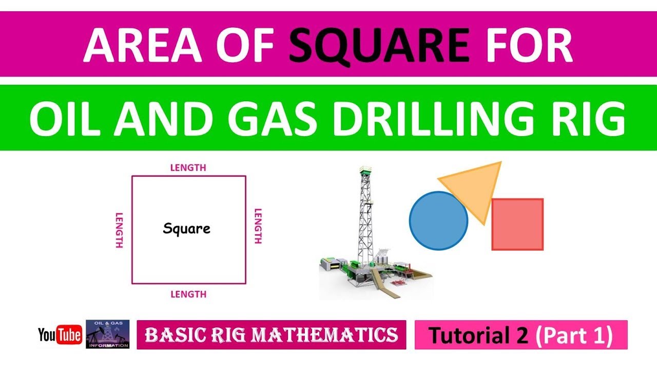 Area of Square | Basic Rig Mathematics | Tutorial 2 | Part 1 - YouTube
