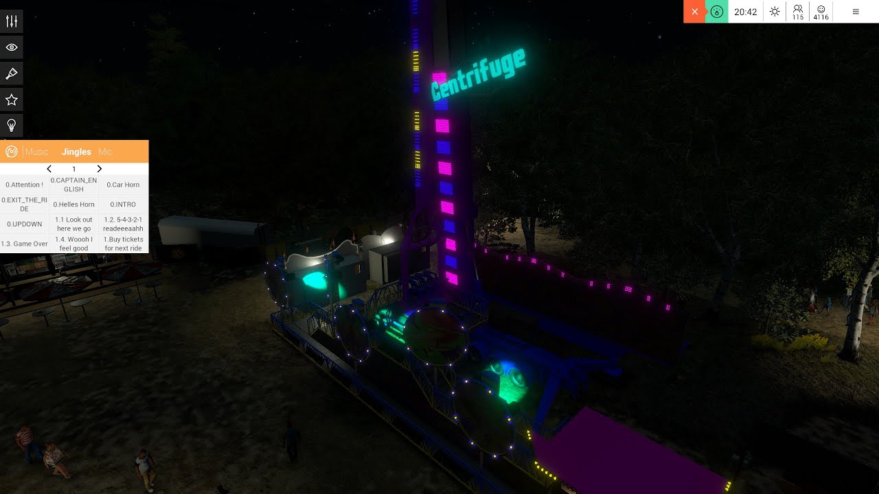 Virtual rides 3 - funfair simulator - Centrifuge - YouTube