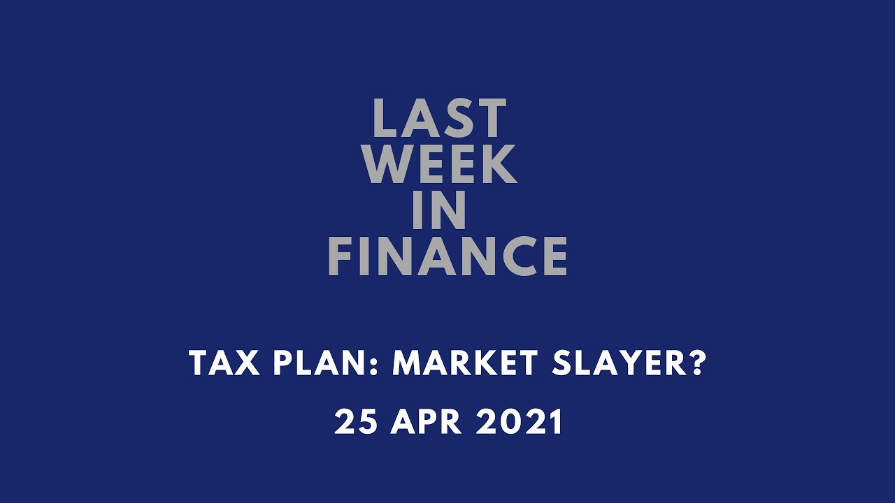 TAX PLAN: MARKET SLAYER? - YouTube