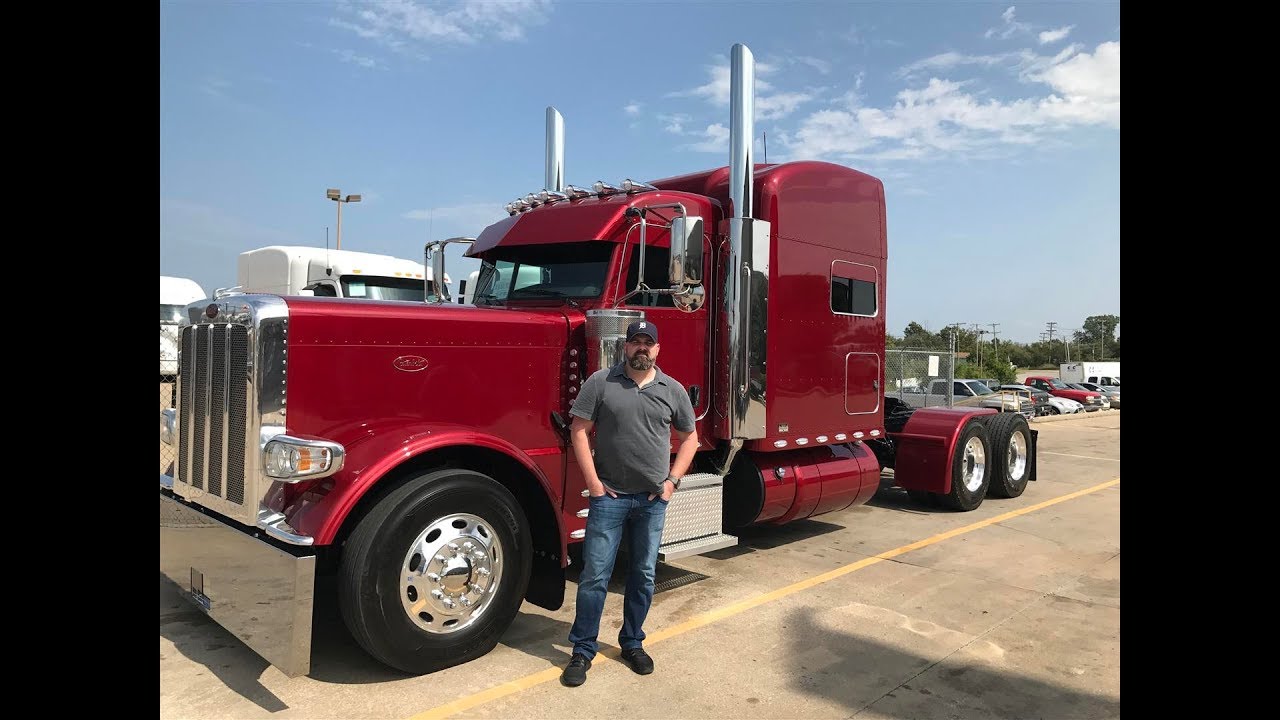 Tom Cowarts Custom Ordered 2018 389 Peterbilt in Legendary Red Metallic ...