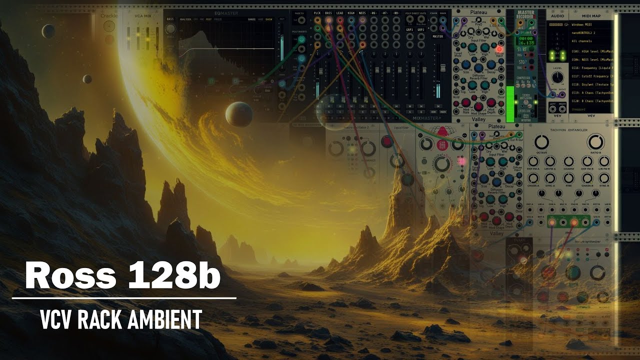 Ross 128b | VCV Rack electro ambient - YouTube
