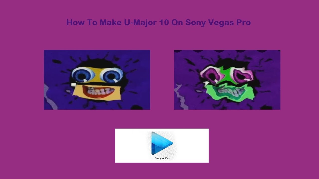 How To Make U-Major 10 On Sony Vegas Pro - YouTube