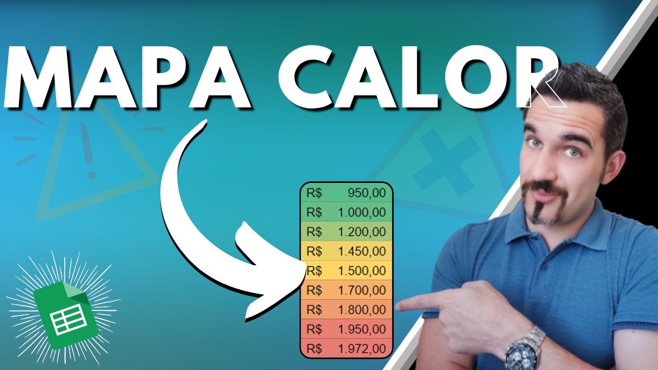 Mapa de calor no Google Sheets | Planilhas Google - YouTube