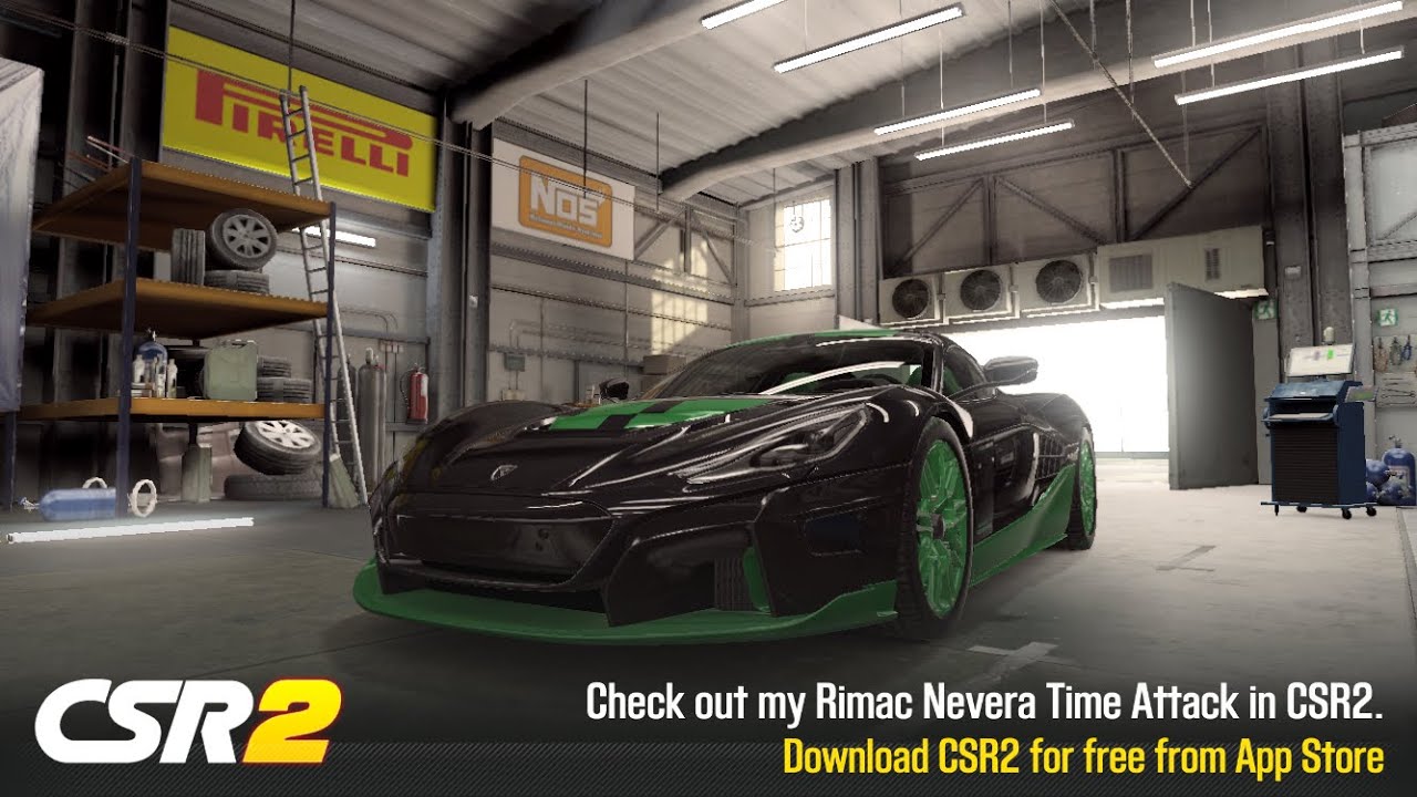 CSR2 - Nevera Time Attack (manual launch) - tune & shift - 6.654 - YouTube