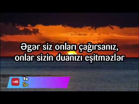 Allaha ortag qoşanlara,şille kimi cavab,Elhemdu lilleh