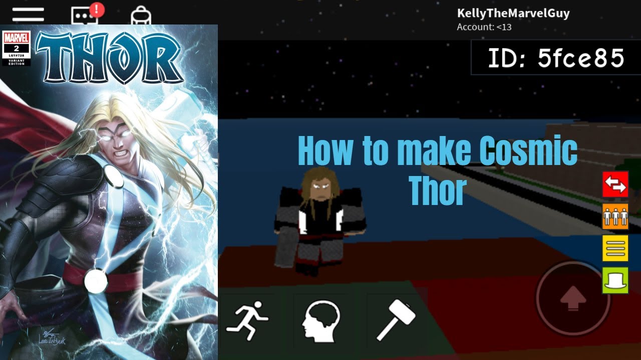 Roblox Superhero Life 2 - How to make Cosmic Thor - YouTube