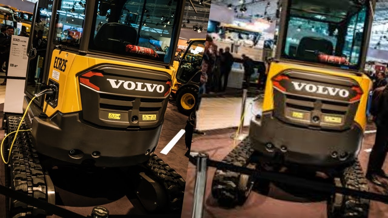 Electric Excavator /Volvo ECR25 Electric Excavator - YouTube