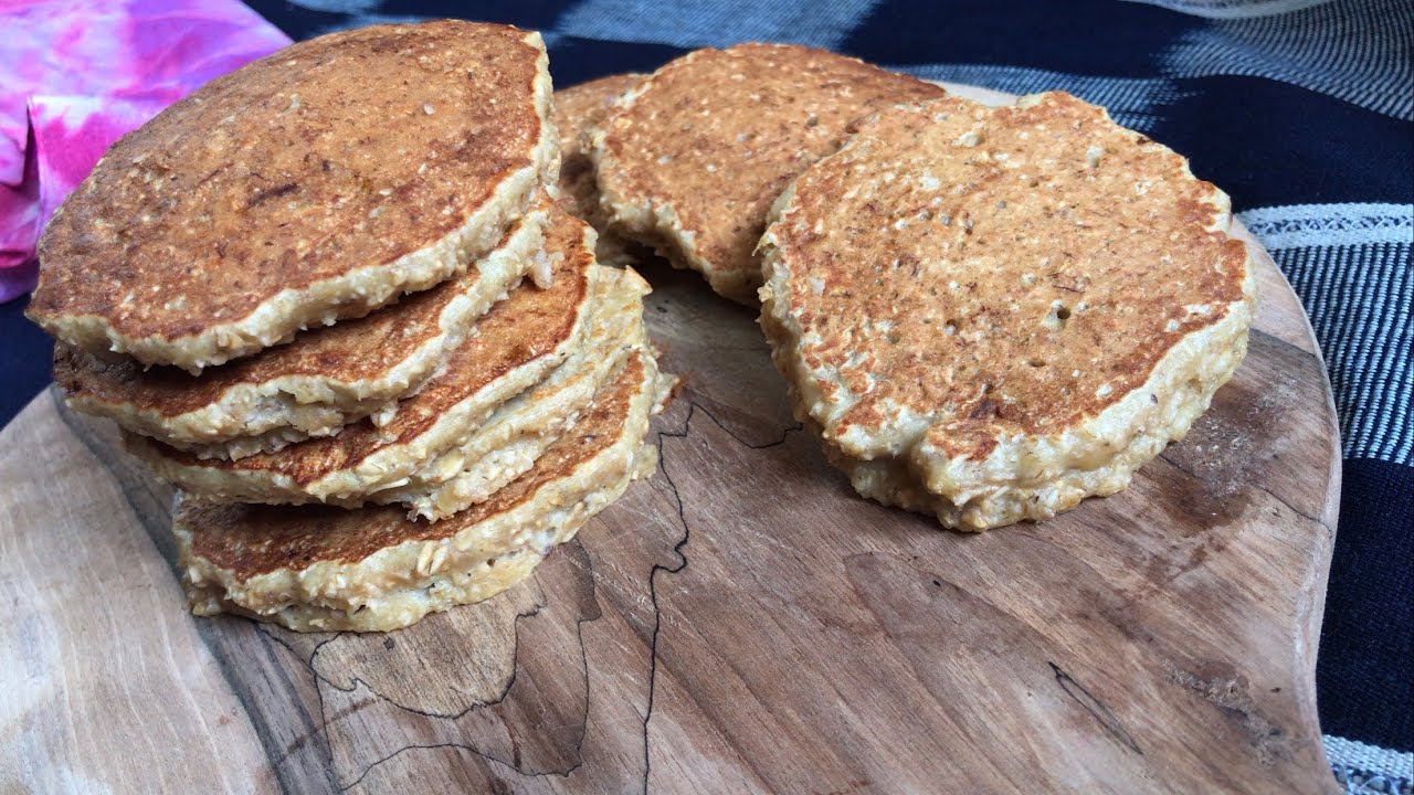 RECETTE FACILE : PANCAKES DE FLOCON D’AVOINE ET BANANE, Recette healthy ...