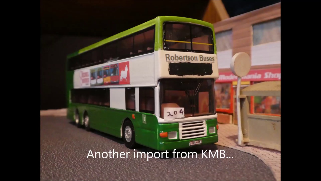 Model Bus Fleet Robertson Buses - YouTube