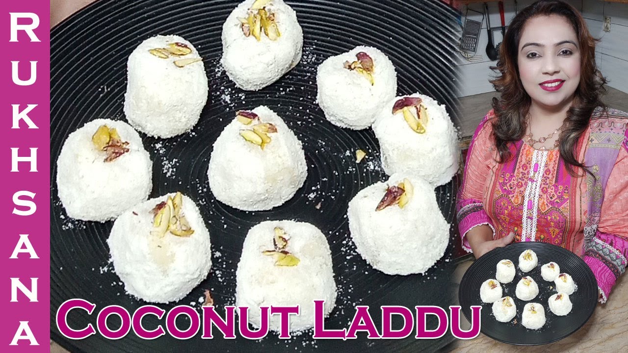 Coconut Laddu Recipe | Diwali Special - Eid Special | Coconut Laddu ...