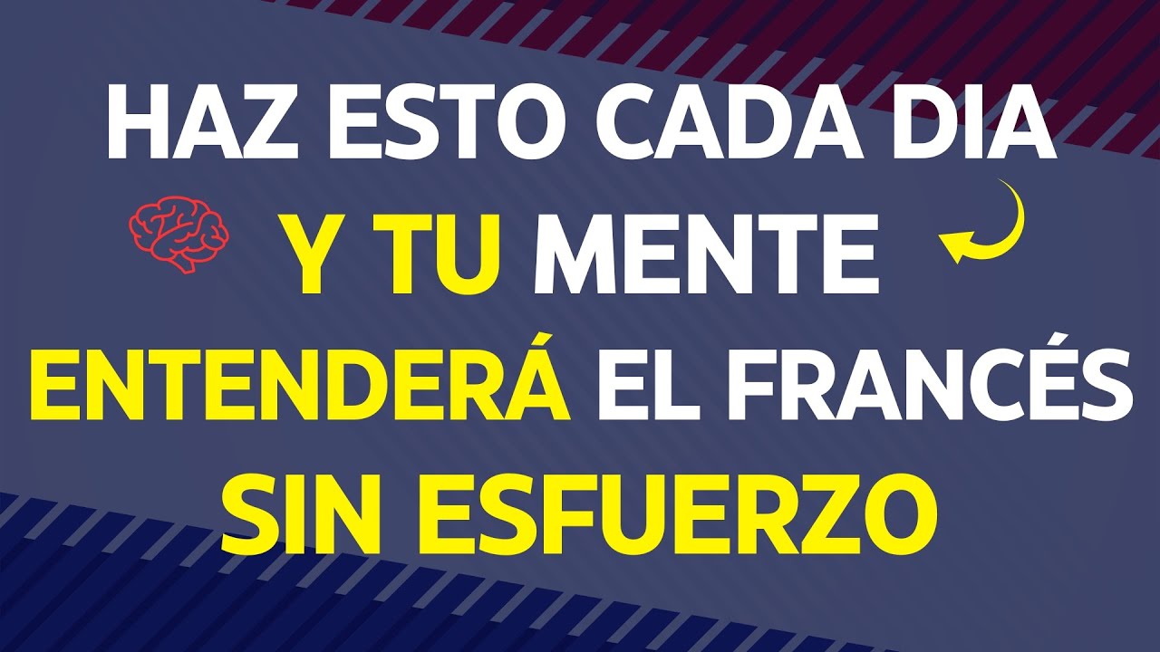 🌎 ️ SI APRENDES ESTO PODRAS ENTENDER EL FRANCES EN MENOS DE 1 HORA 🔥 ...