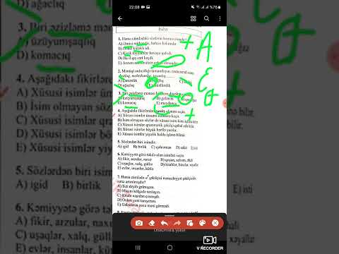 MHM 📘Azərbaycan dili📘 test bankı💫İsim💫Qısa test izahı (1-5)