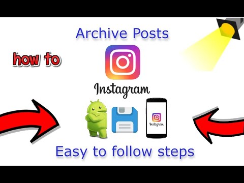 How To Archive Posts On Instagram - YouTube