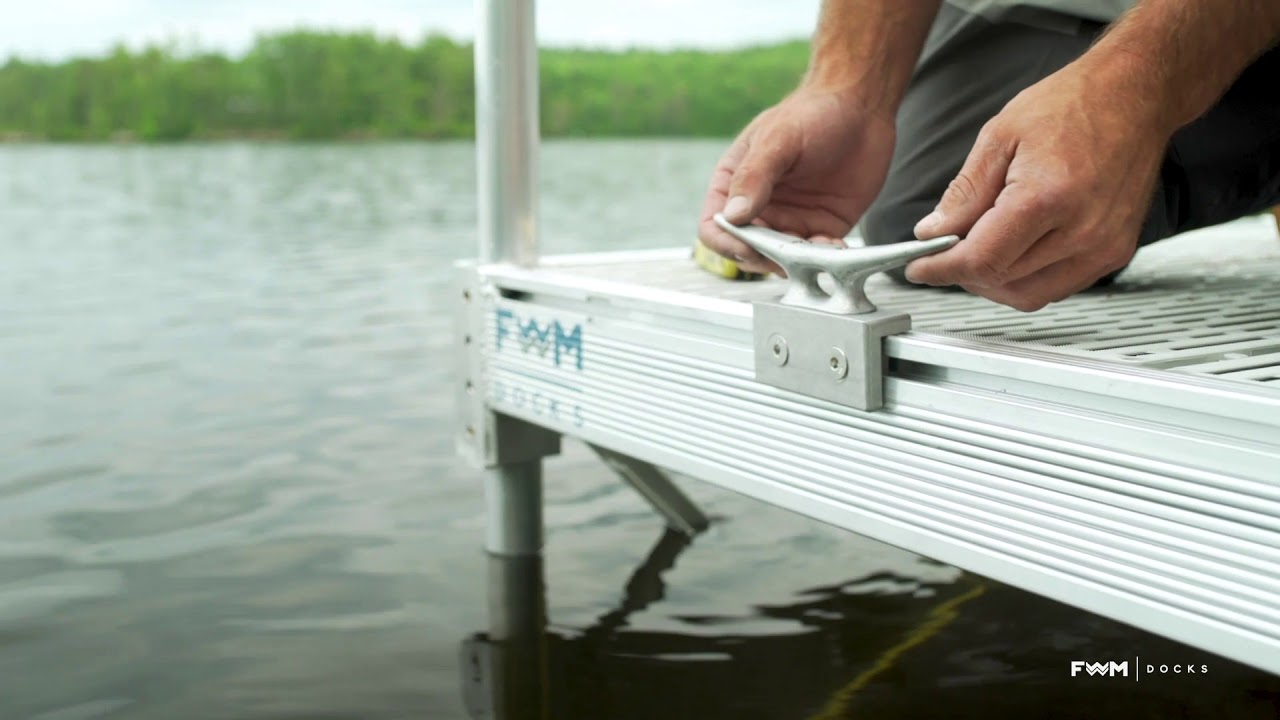 8" Aluminum Cleat - YouTube