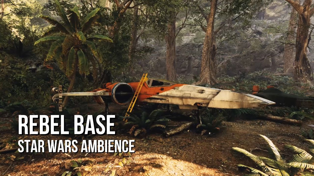 Rebel Forward Base | Star Wars Ambience | Jungle Sounds, Rebel Chatter ...