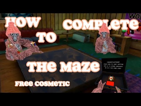 How to complete the maze in the basment (free cosmetic) - YouTube