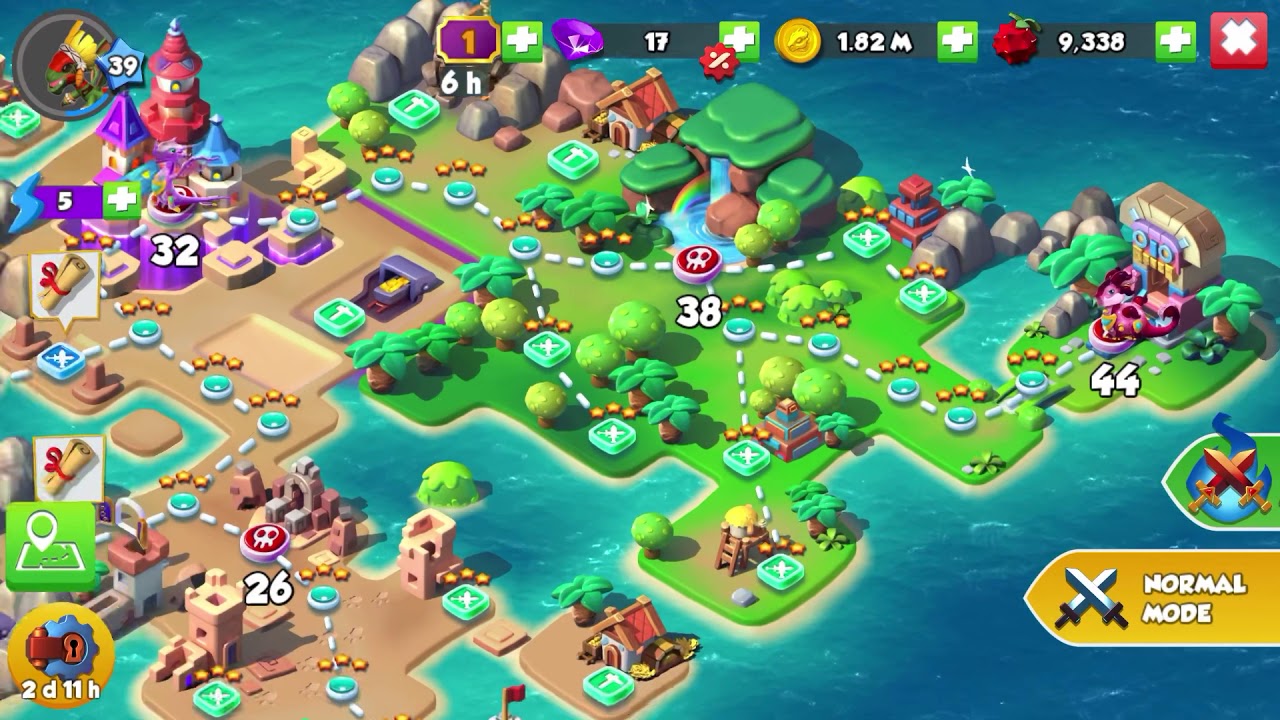 Defeating all bosses on the second map-dragon mania legends (part 2 ...