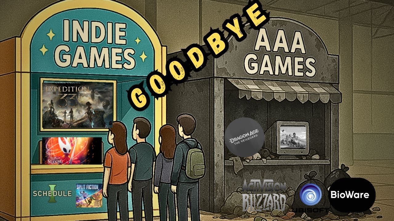 Saying GoodBye To The AAA Gaming Industry - YouTube