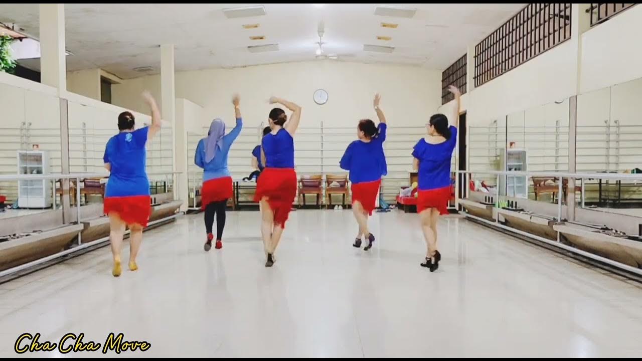 Cha Cha Move Line Dance (Choreo by Hotma & Wandy) Danced by Gorgeous Hotclass - YouTube