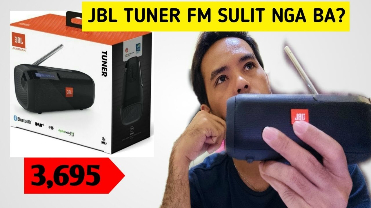 JBL TUNER FM Bluetooth Speaker unboxing &review - YouTube