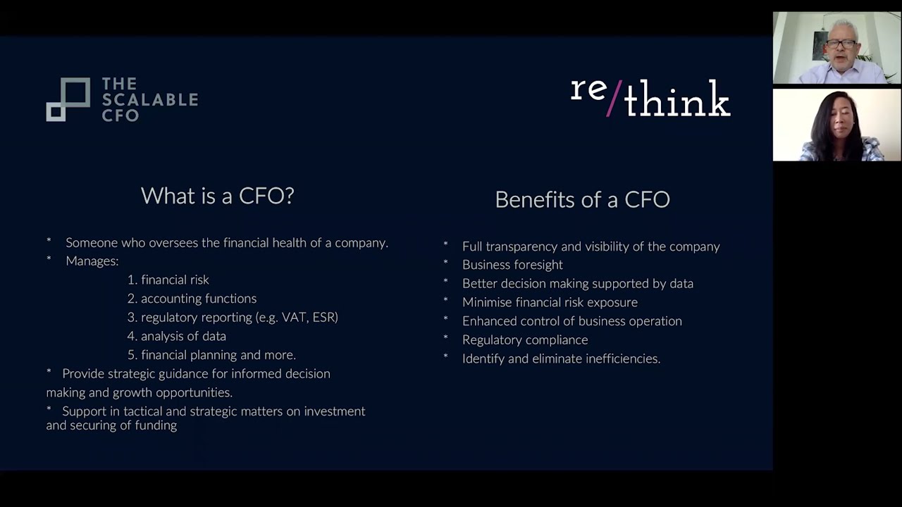 CFO Perspective by The Scalable CFO & Rethink | Episode 1 - What is a ...