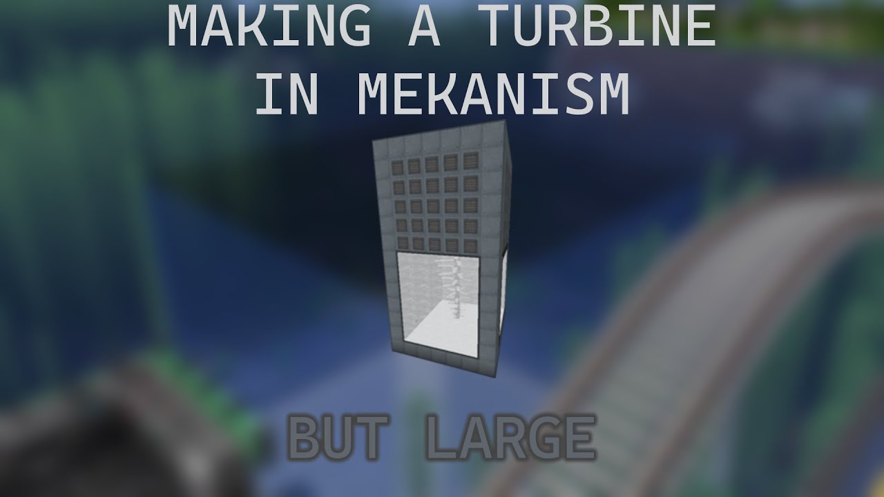 [Minecraft Modded] MAKING A MEKANISM TURBINE AND BOILER - YouTube
