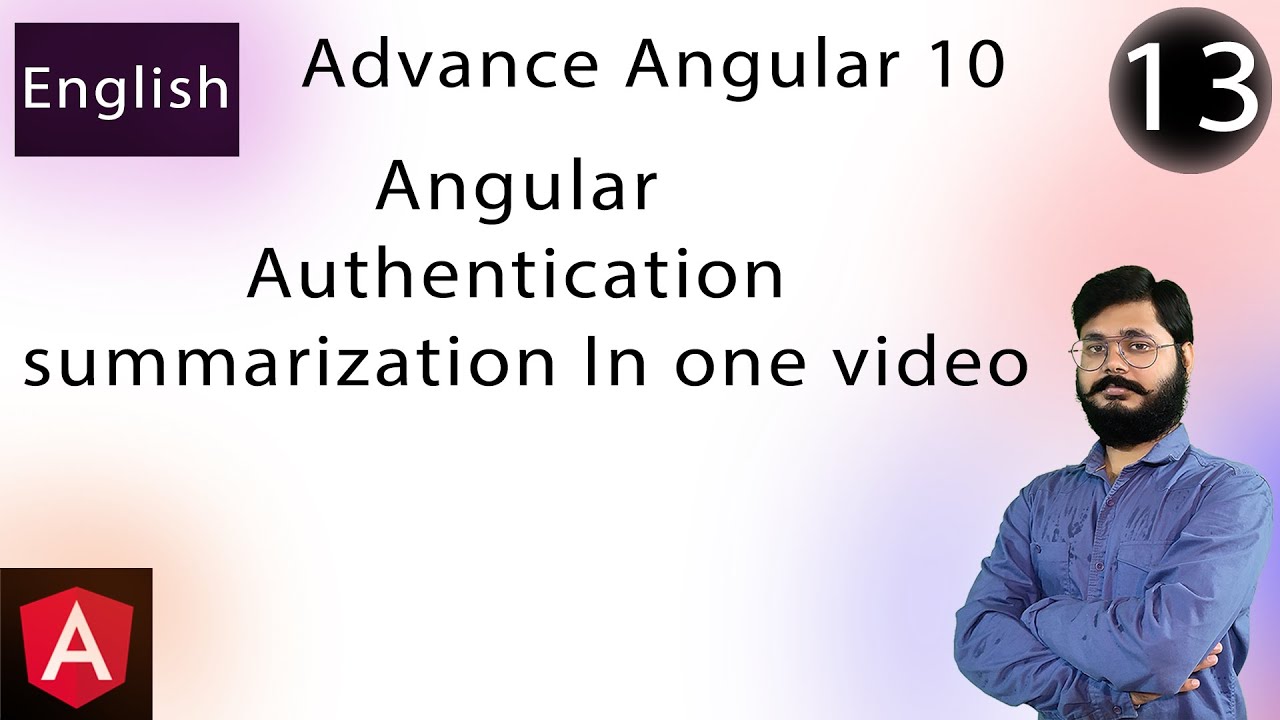 Complete Angular 10 authentication in one video in English | how to use ...