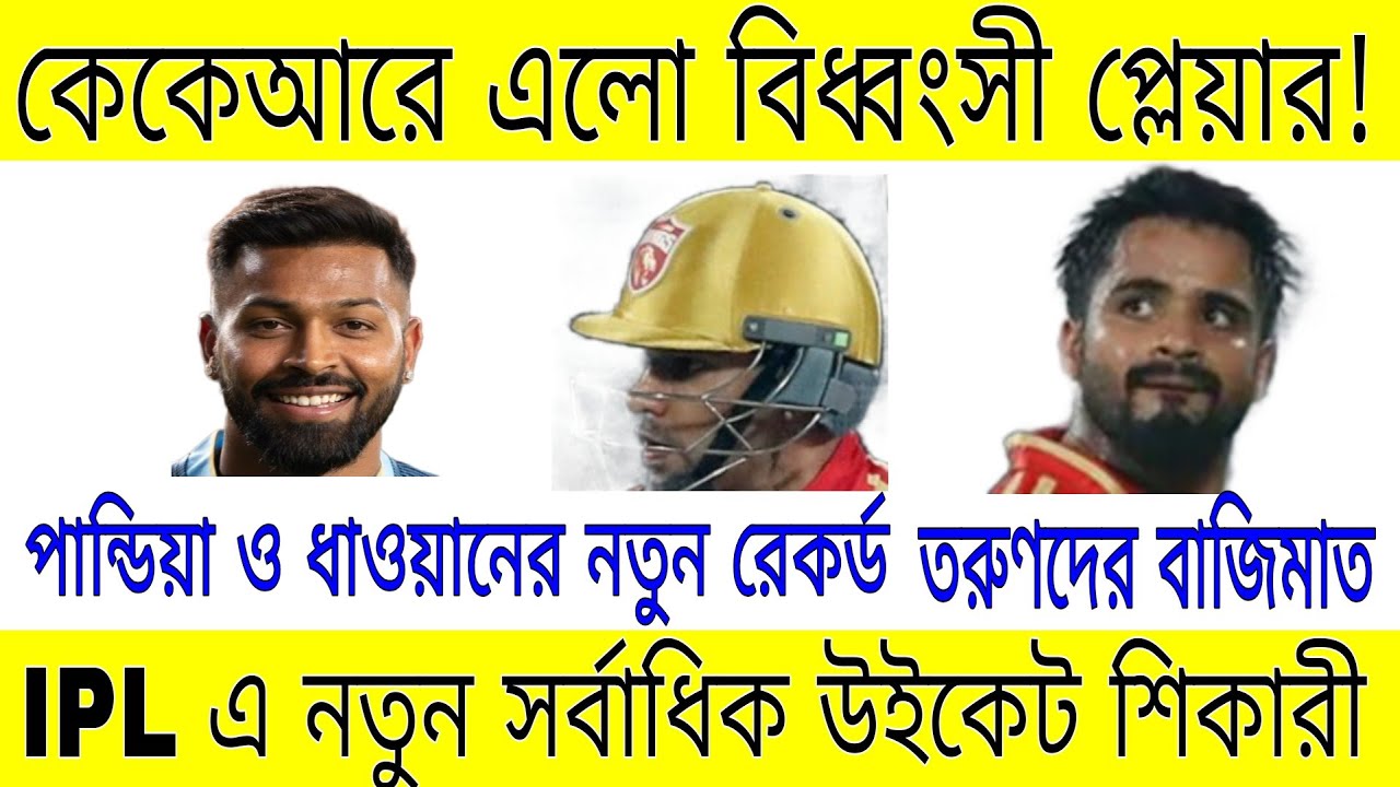 Most 50+ scores and Most Wickets in IPL History | Hardik Pandya | KKR ...