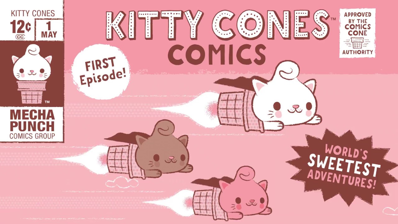 Kitty Cones Comics Episode 1 - YouTube