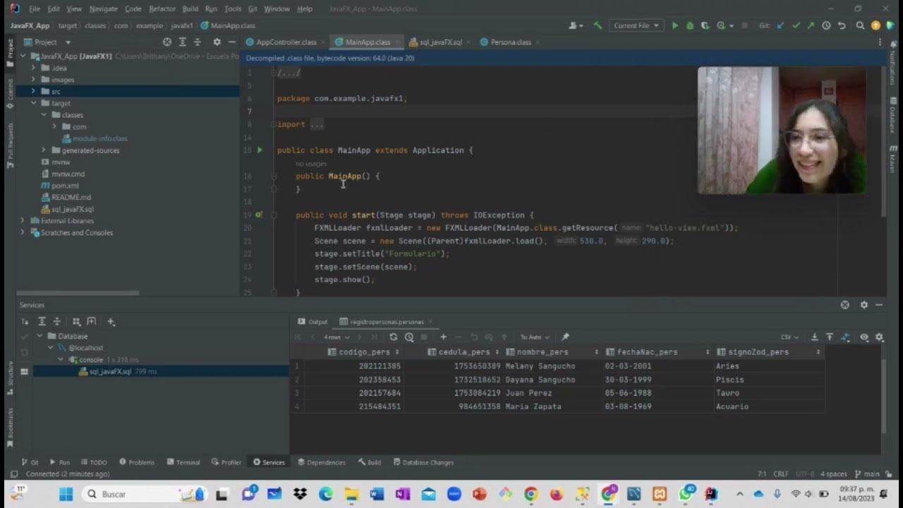 JavaFX - Realización de sistema CRUD mediante JAV y MySQL - YouTube