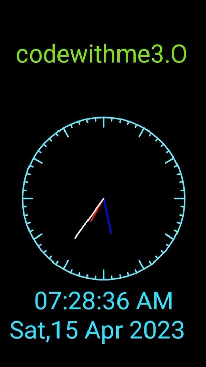 Analog Clock Using Python With Turtle🐢 Analog Clock In Python Youtube Python Shorts