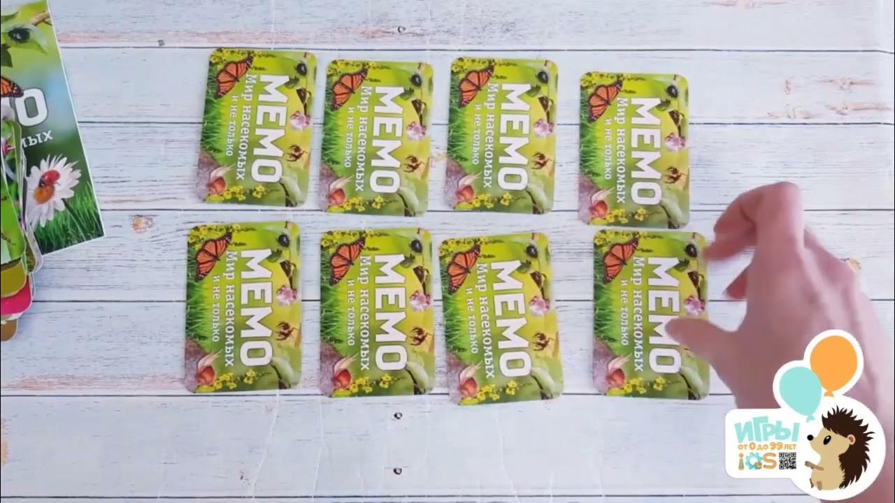Мемо, мемори. Игра на память - НАСЕКОМЫЕ - YouTube