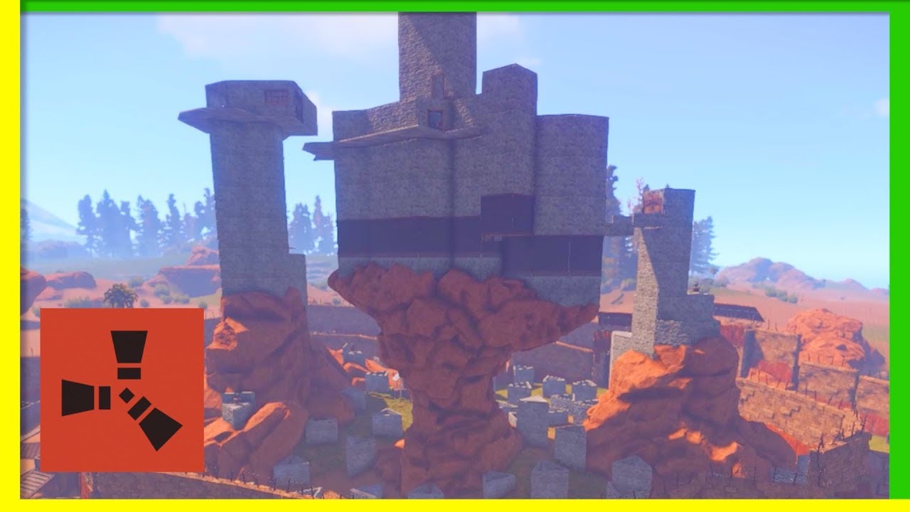 Rust Raids: VANILLA | FLOATING ARMORED BASE - YouTube