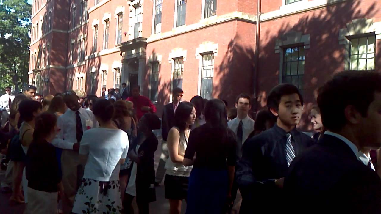 Harvard Convocation, Thayer Hall - YouTube