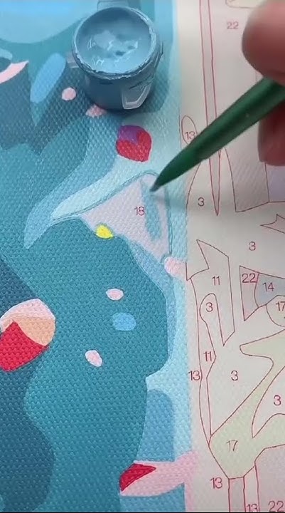 "What Are the Secrets to Mastering Paint by Numbers Techniques?" #art #complementarycolors # ...