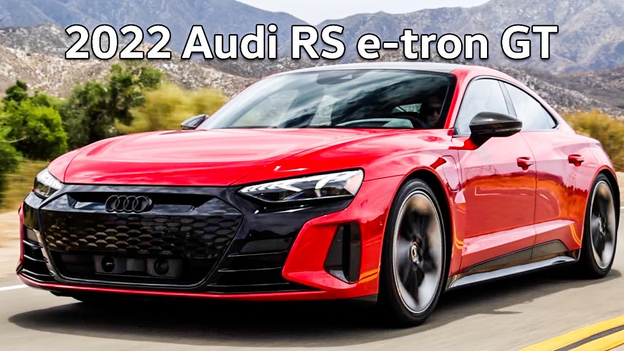 2022 Audi RS e-tron GT in Tango Red - YouTube