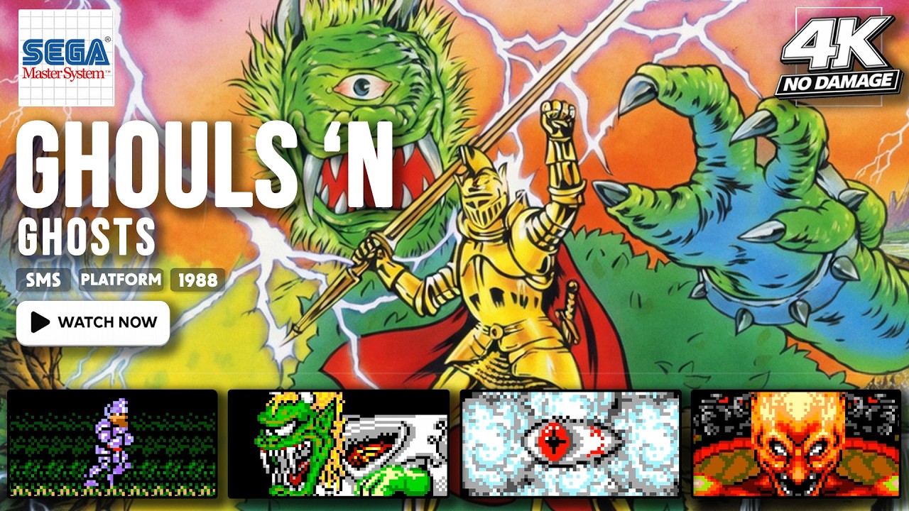 [SEGA Master System Longplay] Ghouls 'n Ghosts | Full Game Walkthrough ...