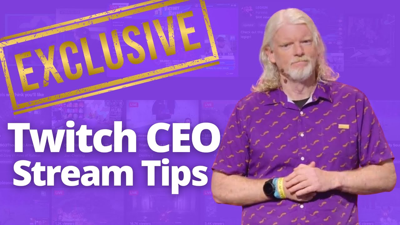 TWITCH CEO INTERVIEW: Streamer Tips & Insights into Twitch's Future ...