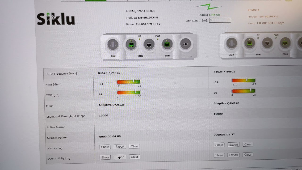 Siklu Etherhaul 8010 10G Link - YouTube