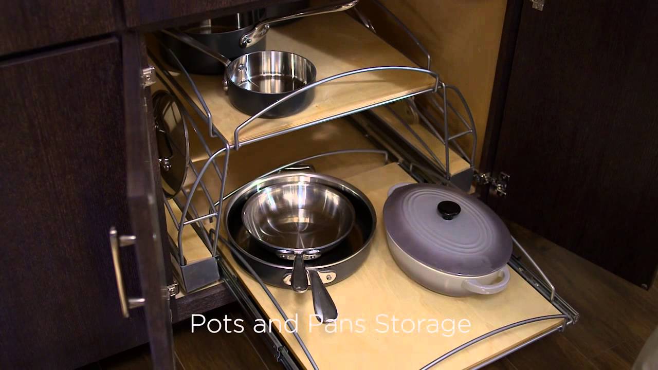 Medallion Cabinetry: Pots and Pans Storage - YouTube