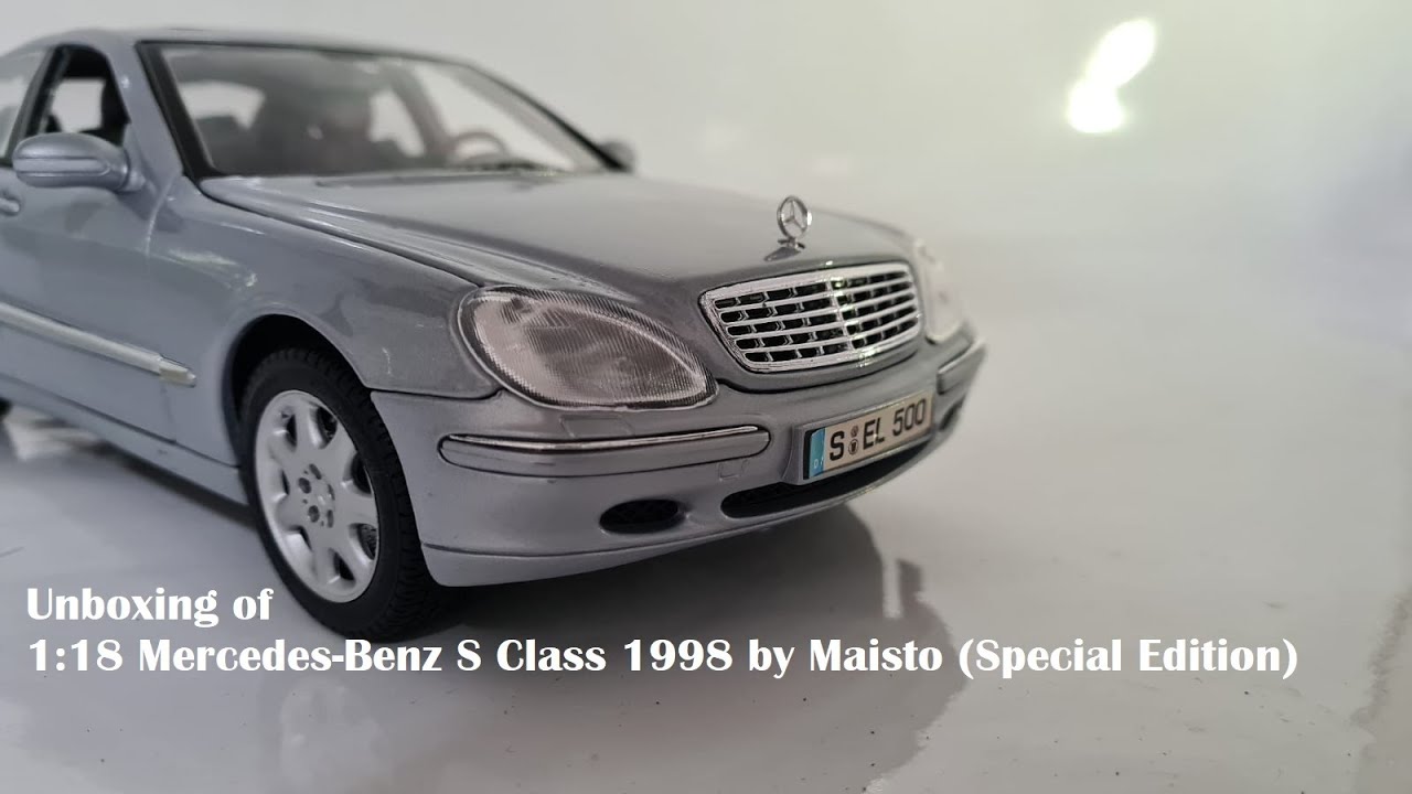 1:18 Mercedes-Benz S Class 1998 by Maisto (Special Edition) [scale die ...