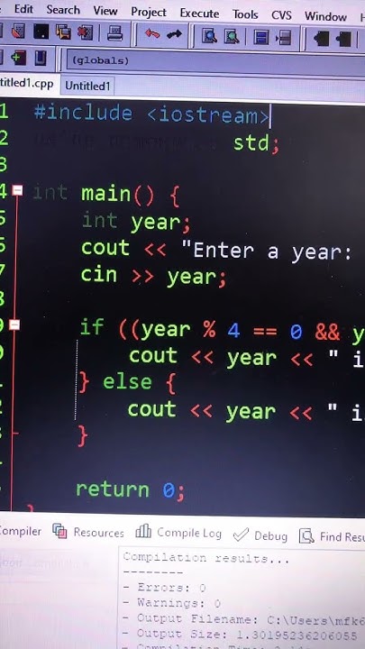 Leap Year In C Coders Codinglife Codingninja Codemasters Codelife Coding Code