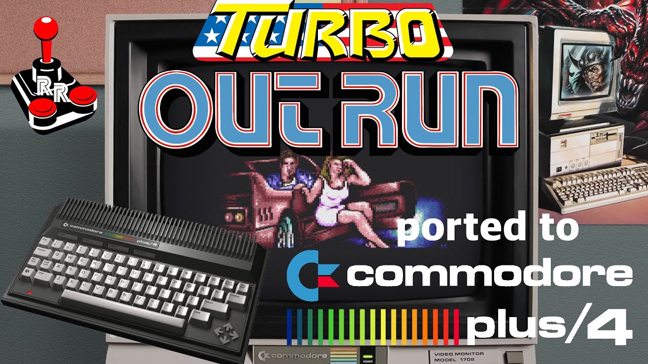 Turbo Out Run ported to Commodore Plus/4 | C64 gameplay comparison - YouTube
