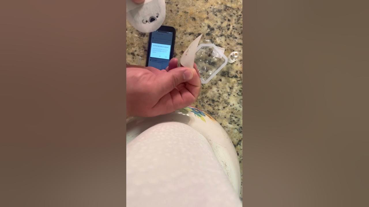 Changing Omnipod pump - YouTube