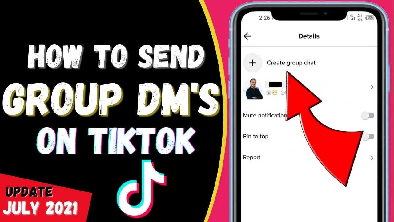 How to Send Group Messages to Anyone on TikTok (july 2021 update) - YouTube