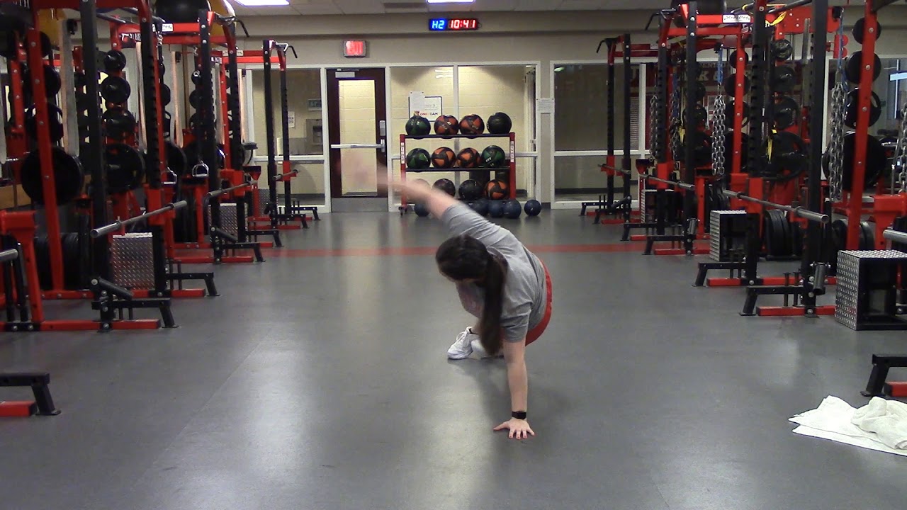 T Stabilization Pushup - YouTube