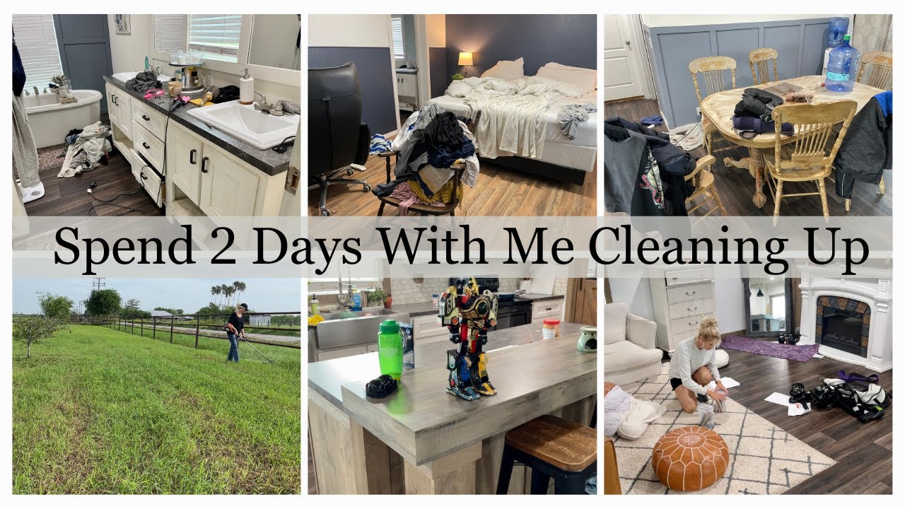 *NEW* CLEANING MOTIVATION | REAL LIFE MESSY DOUBLE WIDE CLEAN WITH ME ...