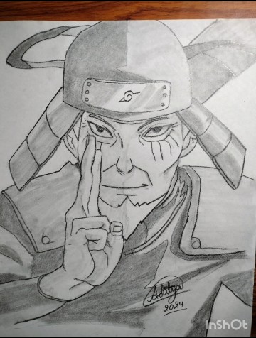Drawing Sarutobi Hiruzen from Naruto Shippuden series #3rdhokage # ...