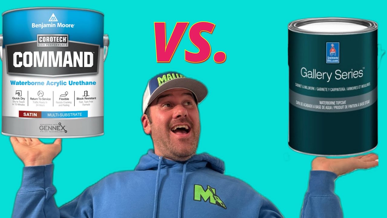 Best Cabinet Paint Command vs. Gallery - YouTube