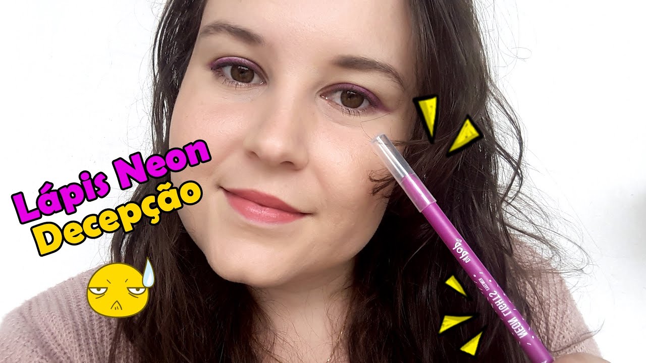 Resenha lápis de olho neon lights Da Pop - YouTube